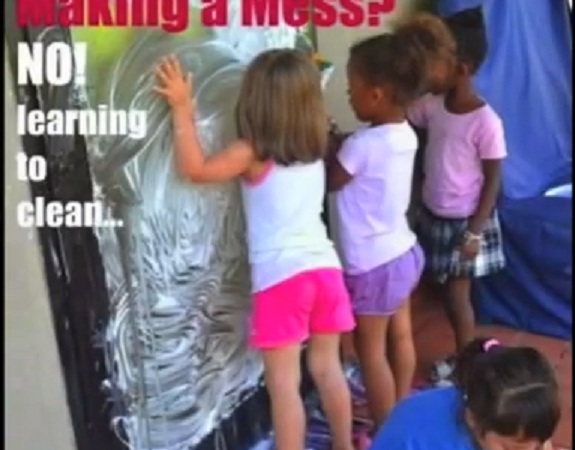 Learning to Clean with Messy Play - Inner Child Fun