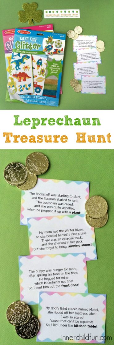 Leprechaun Treasure Hunt Clues - Inner Child Fun