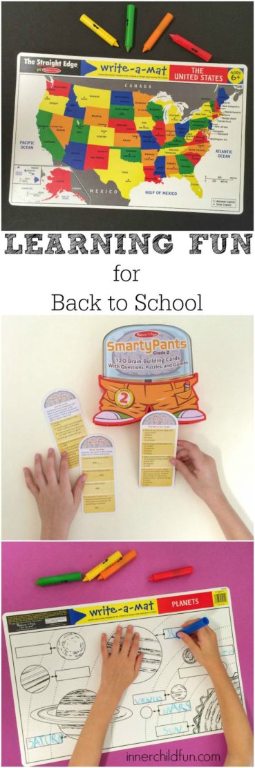 Learning Fun for Back to School - Inner Child Fun