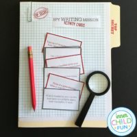 Top Secret Spy Writing Mission Activity Cards - Inner Child Fun