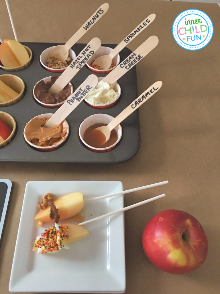 Candy Apple Bar - an easy DIY party treat - Inner Child Fun